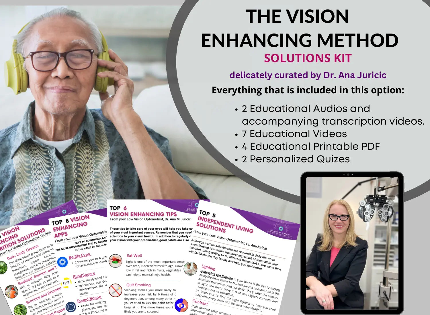 Vision Enhancing Method Solutions Kit Get it now - Dr Ana Juricic ...