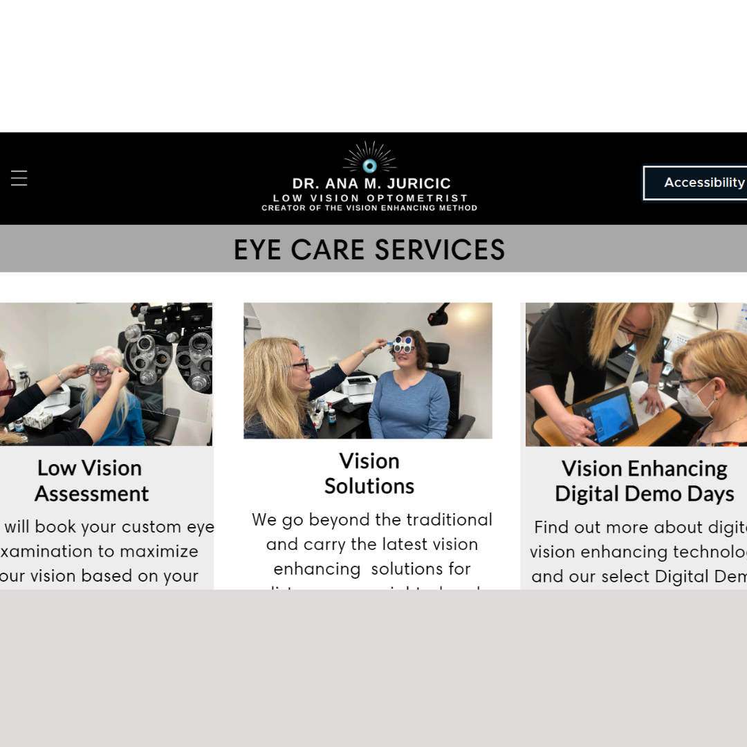 Low Vision Assessments: Enhance Visual Clarity & Independence – Dr Ana ...